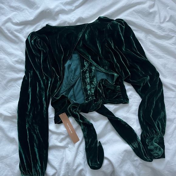 Reformation | Tops | Reformation Henning Velvet Top | Poshmark